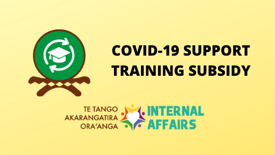 Training Subsidy COVID-19 Support - Ministry of Internal Affairs